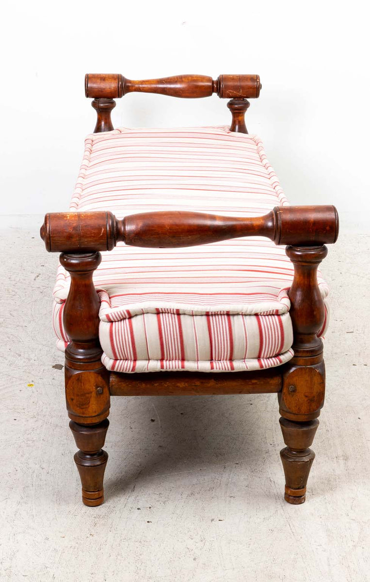 Newly Upholstered Bench – The Antique And Artisan Gallery Online