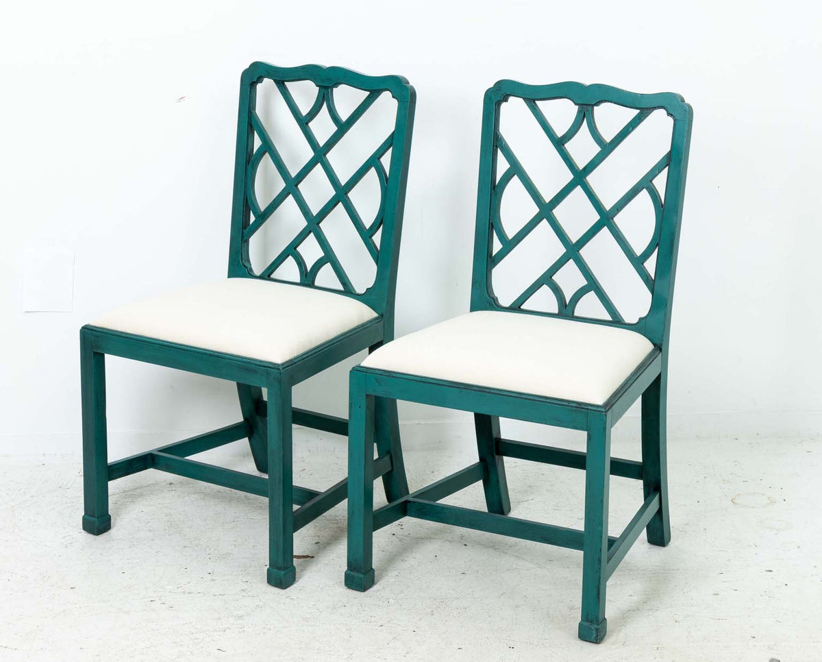 Pair of Open Back Chairs – The Antique And Artisan Gallery Online