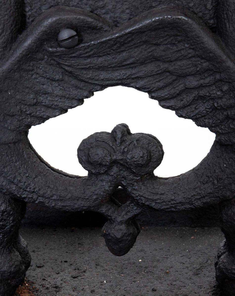 Cast iron double Griffin boot scraper – The Antique And Artisan Gallery ...