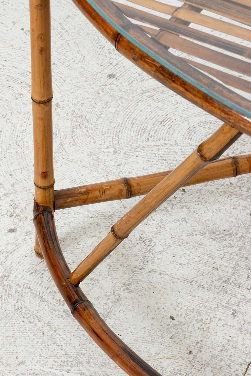 Bamboo Corner Table – The Antique And Artisan Gallery Online