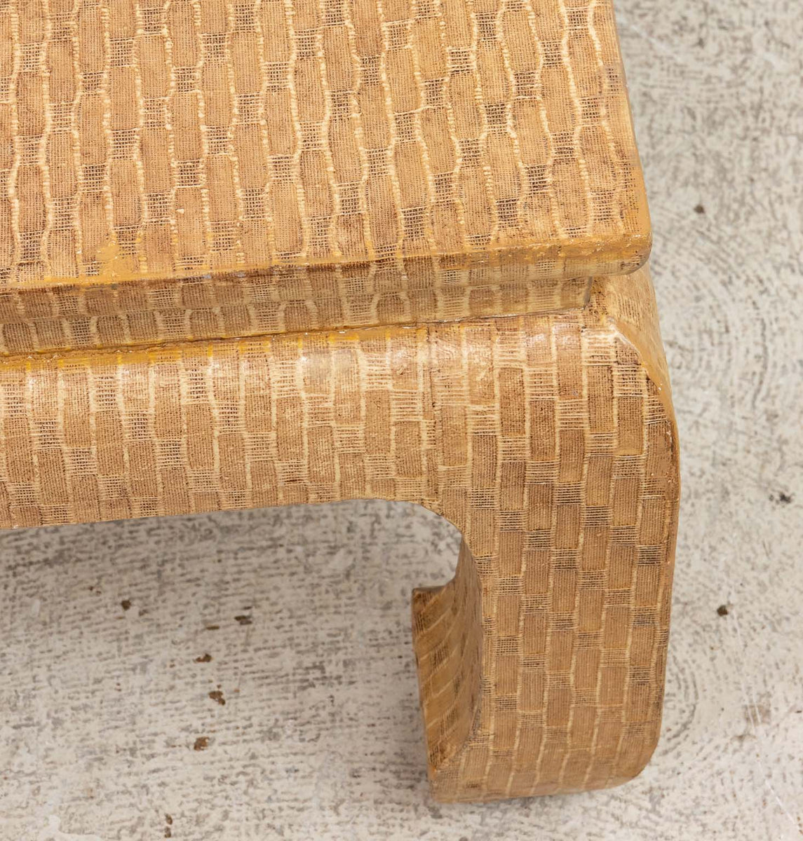 Baker Raffia Wrapped Coffee Table – The Antique And Artisan Gallery Online
