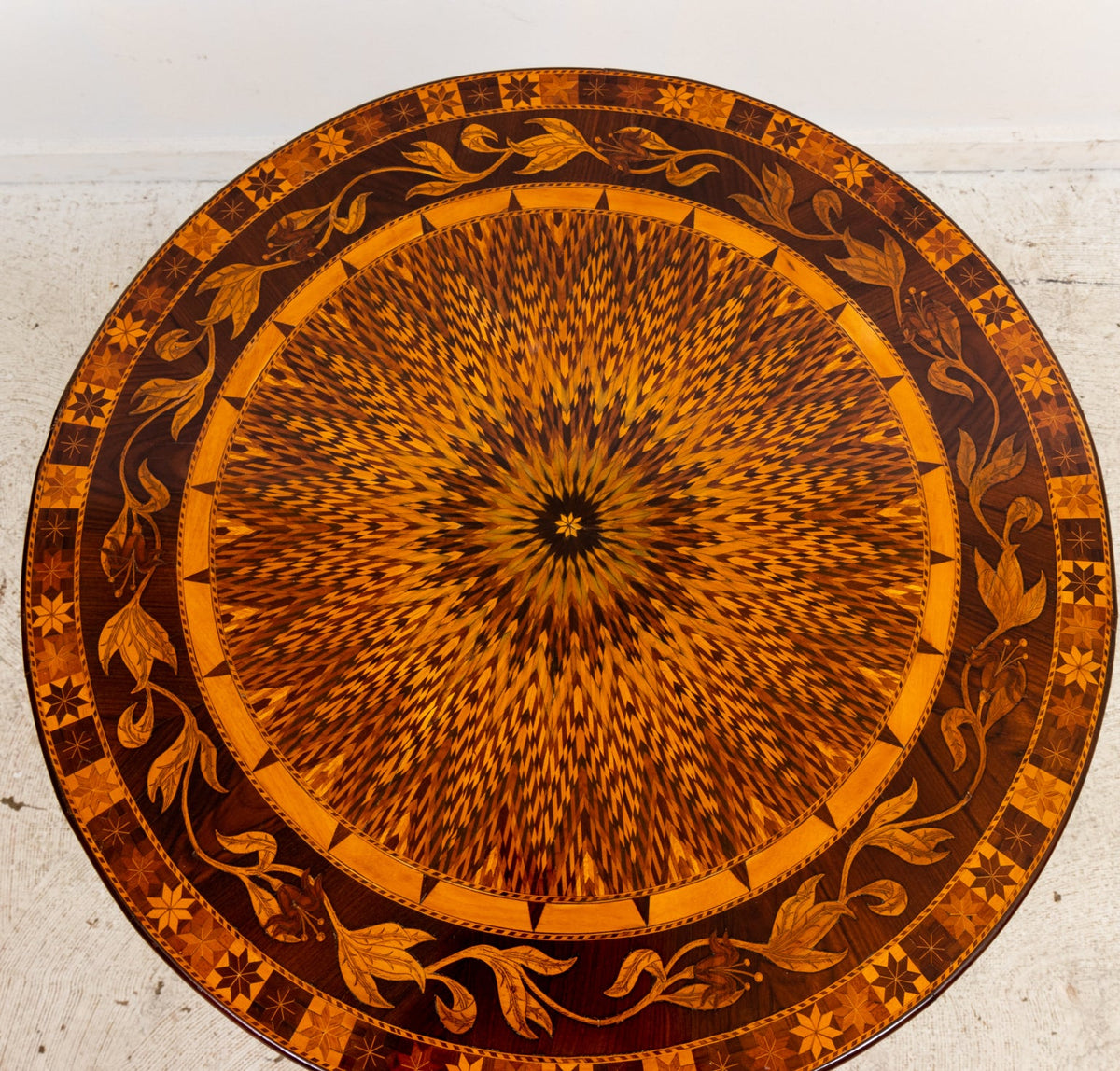 Marquetry Side Table – The Antique And Artisan Gallery Online