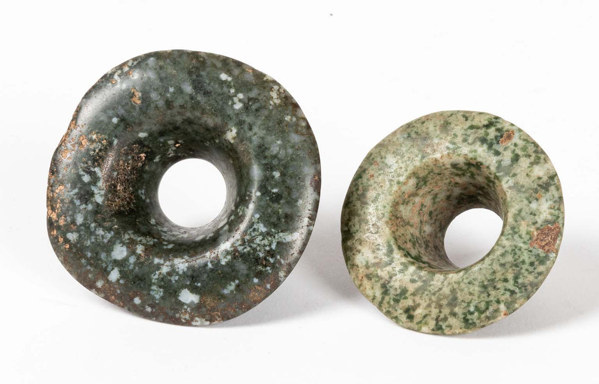 Two Ancient Mayan Jade Ear Plugs Fifth to Seventh Century AD – The ...