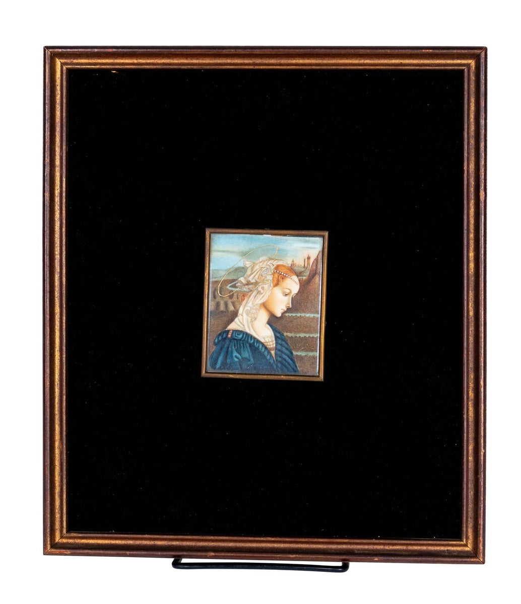 Pair Renaissance Revival Miniature Portraits – The Antique And Artisan ...