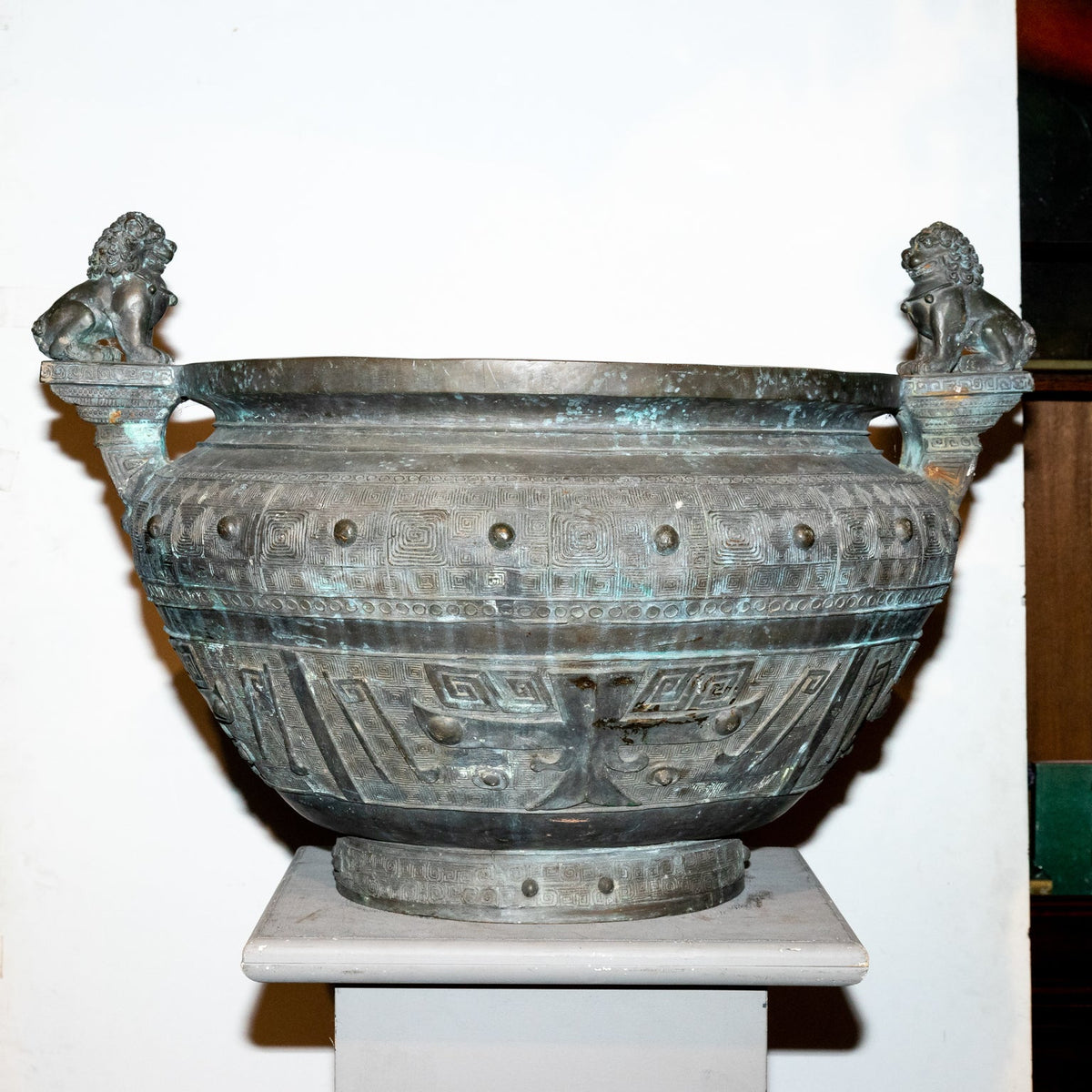 Pair Chinese bronze temple Urns – The Antique And Artisan Gallery Online